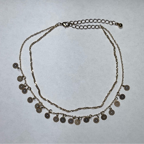 Jewelry | Gold Two Layer Choker Necklace | Poshmark
